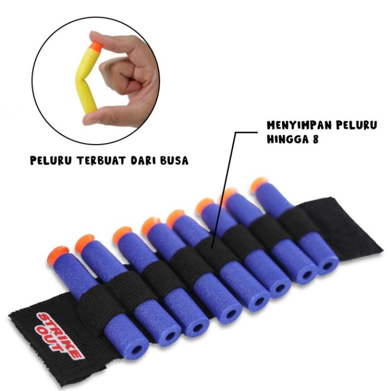 Tembakan Peluru Busa - Gelang Peluru - ACOSTA Mainan