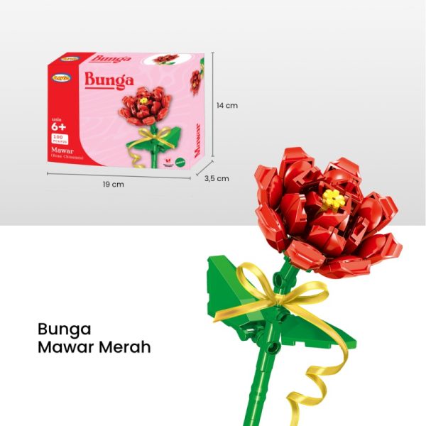 Playgo Bunga Mainan Balok Susun Flowers - ACOSTA Mainan