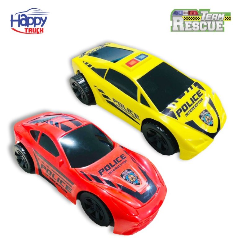 Mainan Anak Mobil Polisi Team Rescue Happy Truck - ACOSTA Mainan