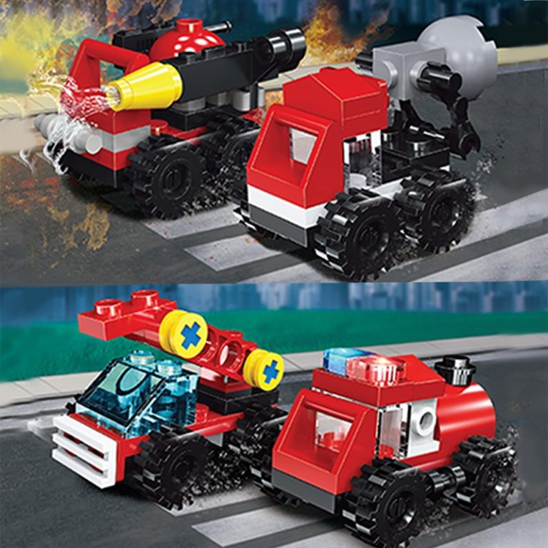 Playgo Fire Fighter Mainan Lego Mobil Mobilan Anak - ACOSTA Mainan