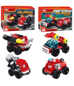 Playgo Fire Fighter Mainan Lego Mobil Mobilan Anak - ACOSTA Mainan
