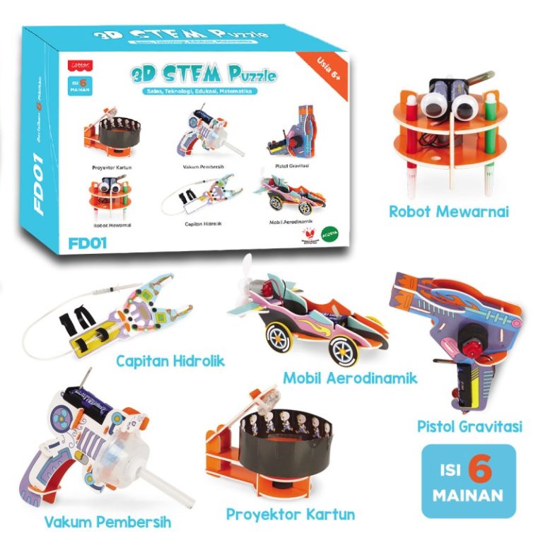 Mainan Edukasi Berbasis Sains 3D Stem - ACOSTA Mainan