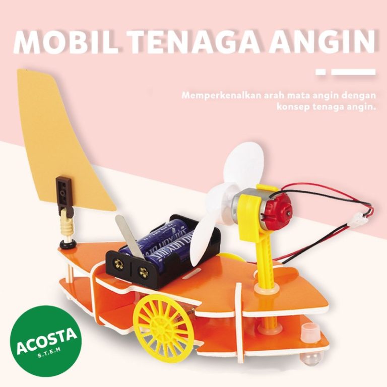 Mobil Tenaga Angin - Acosta STEM - ACOSTA Mainan